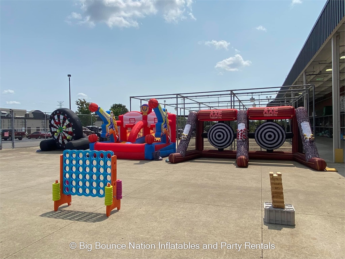 Dual lane basketball - Hire in Kentucky | Big Bounce Nation Inflatables ...