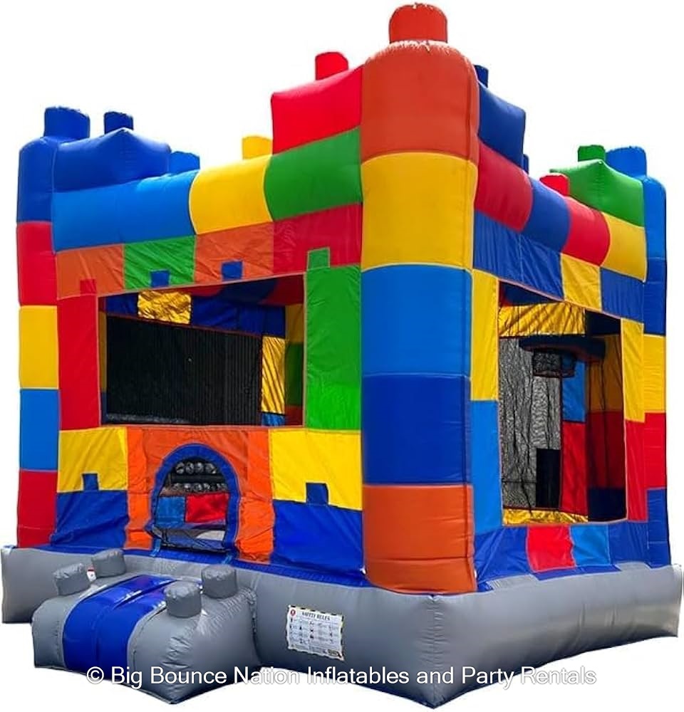 Lego Bounce House - Hire in Kentucky | Big Bounce Nation Inflatables ...