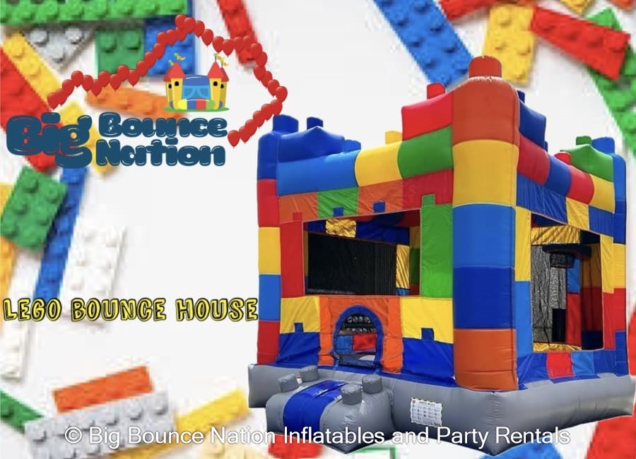 Lego Bounce House - Hire in Kentucky | Big Bounce Nation Inflatables ...